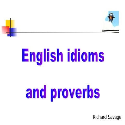 English idioms | PPT