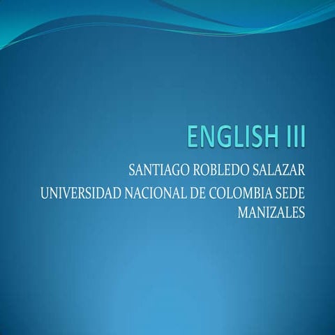 English III Presentation | PPT
