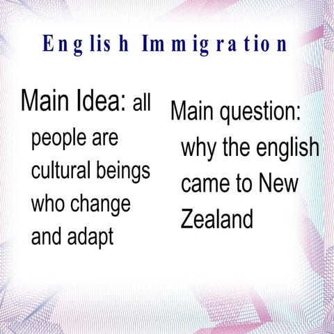 English immigration | ODP