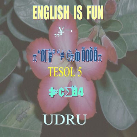 English is fun ppt | PPT