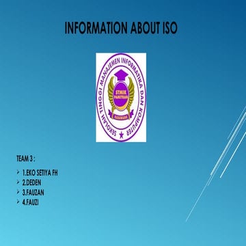 ISO | PPT