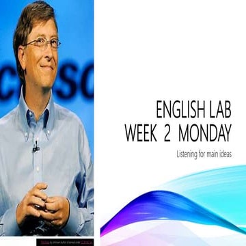 English lab week 2 monday | PPTX