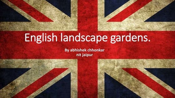 English garden landscape design | PDF