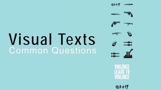 What are visual texts (1E3) | PPTX