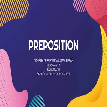 PREPOSITION | PPTX