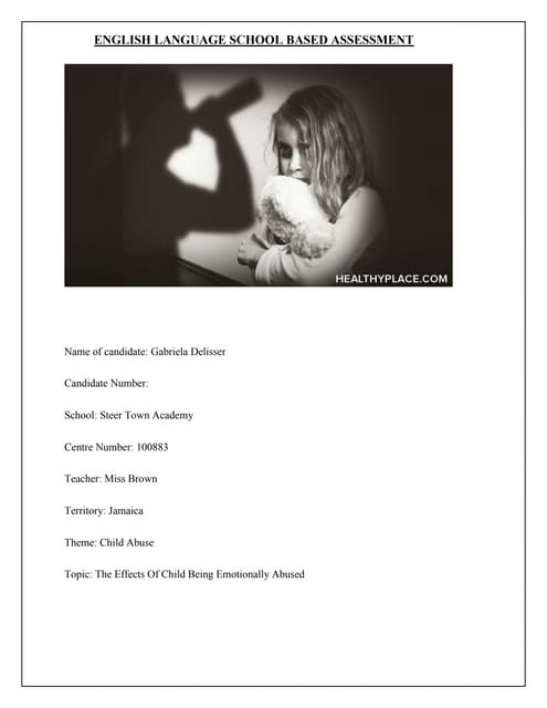 English SBA Sample *Teacher Approved* | DOCX