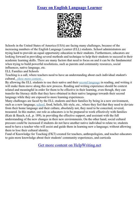 Best English Essay | PDF