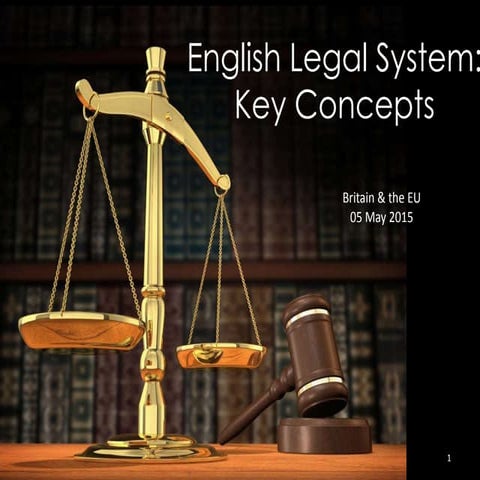 English legal system | PPTX