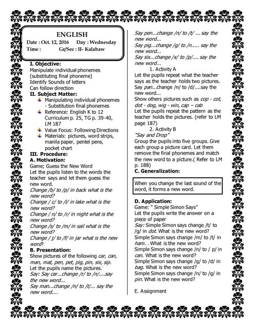 GRADE 2 English SECOND PERIODIC TEST | DOC | Gardening | Home & Garden