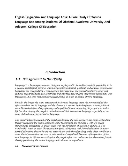 English as a global language | PPTX