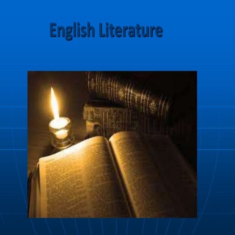 English literature | PPT
