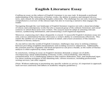 English Literature Essay.pdf