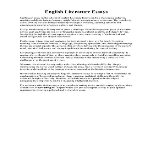 English Literature Essays.pdf
