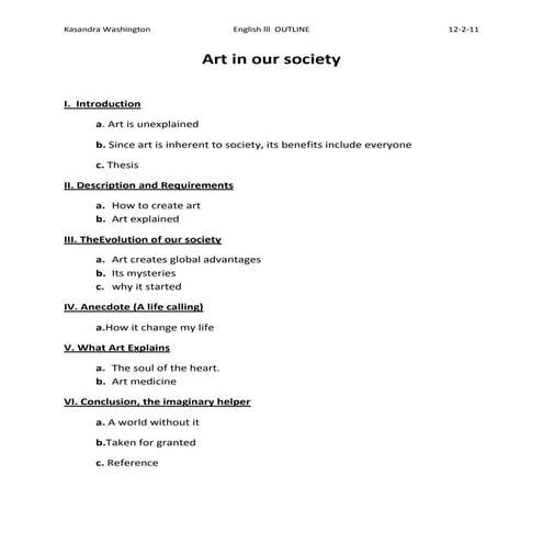 English lll outline | DOCX