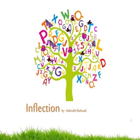 English morphology inflection | PPTX