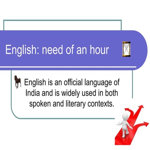 English need of an hour | PPT