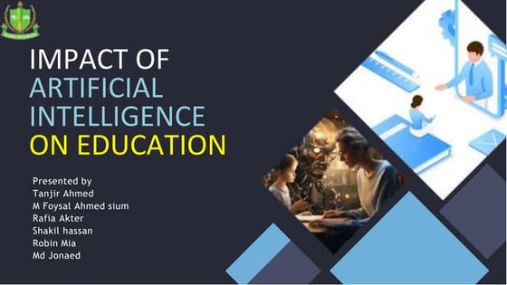 AI ( Artificial intelligence) in Education | PPTX | Educational Assessment | Education