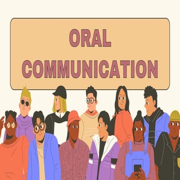 English Oral Communication Interpersonal Communication Educational ...
