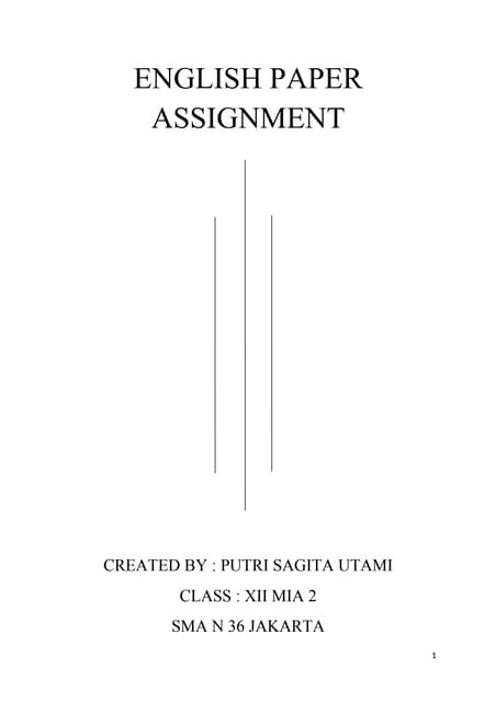 Makalah bahasa inggris | DOCX | Technology & Computing