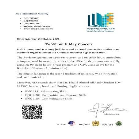 Study statement in English | PDF