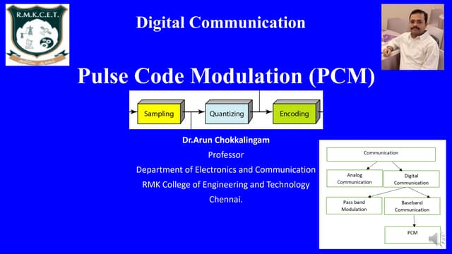 PULSE CODE MODULATION (PCM) | PPT