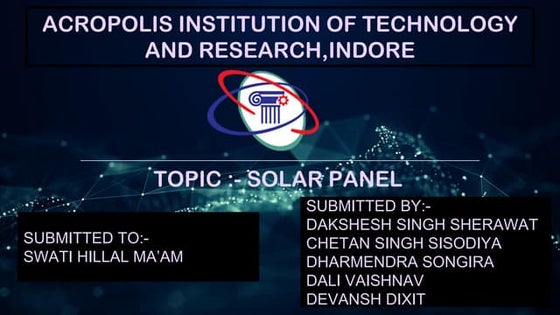Types of Solar Panels | PPT