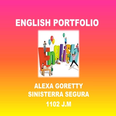 English portfolio | PPT