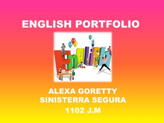 my english portolio week 2 | PPT