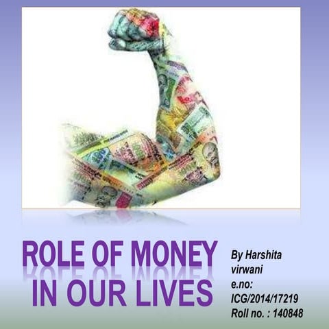 money in our lives | PPTX