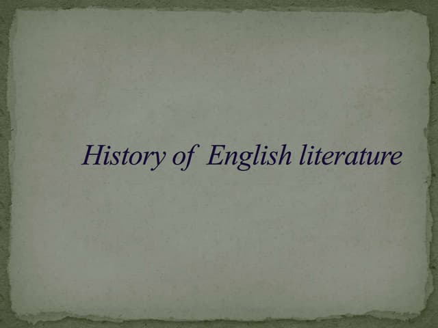 Age of sensibility | PPTX