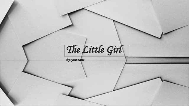 English the littel girl - ppt | PPTX