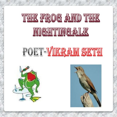 English ppt on vikram seth's poem | PPTX
