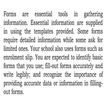 English 5 filling out forms | PPTX