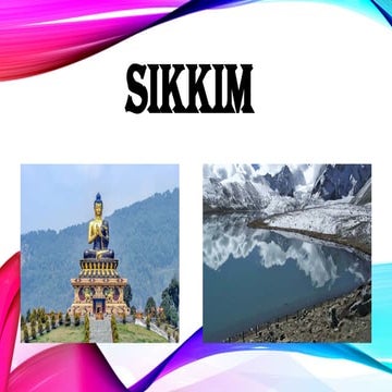 Sikkim PPT Class 10th Art integrated project | PPTX