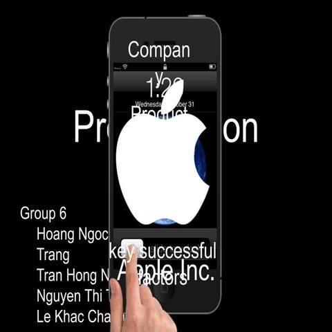 Apple Inc. & iPhone's key successful factors | PPTX