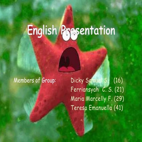 English presentation (2) | PPT