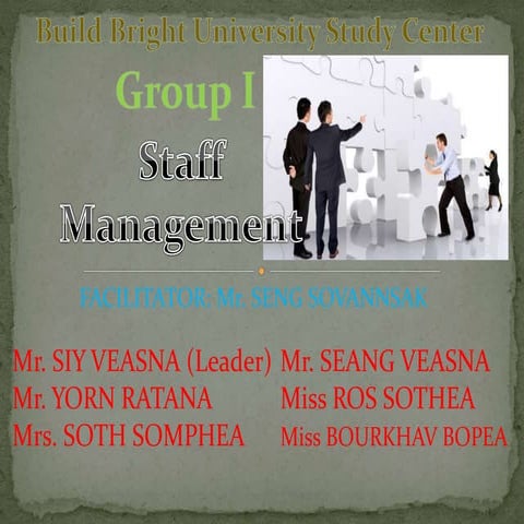 Staff Management | PPTX