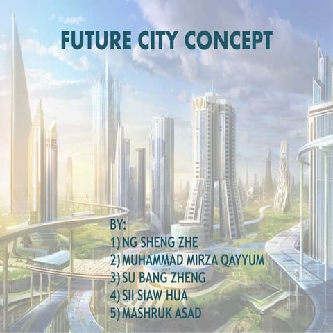 English presentation - future city concept | PPTX