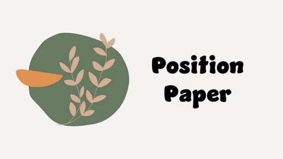 EAPP Position Paper Writing | PPTX