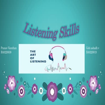 listening skills | PPT