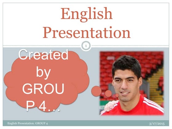 Making a presentation in english | PPT