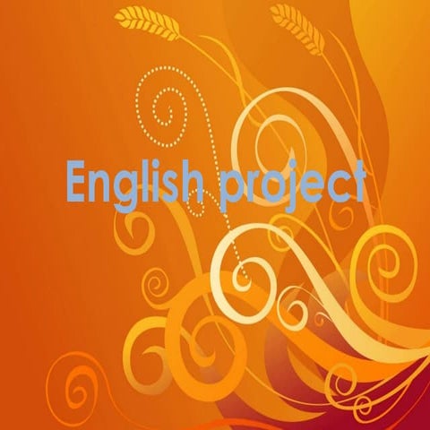 English project | PPTX