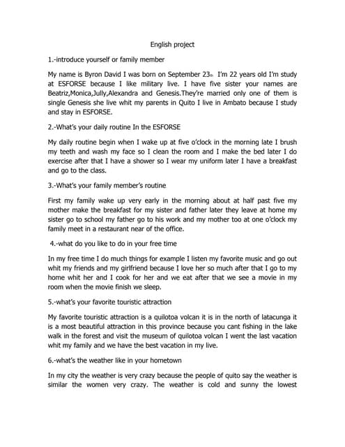 Producto 3 ingles | DOCX | Beach Travel | Travel Type