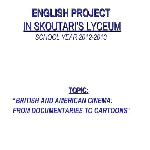 English project | PPT