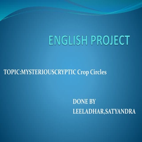 English project | PPTX
