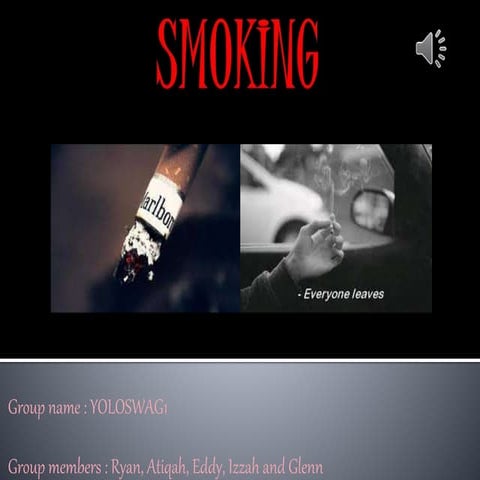 English project ( Smoking) | PPTX