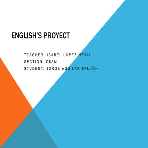 English project | PPT