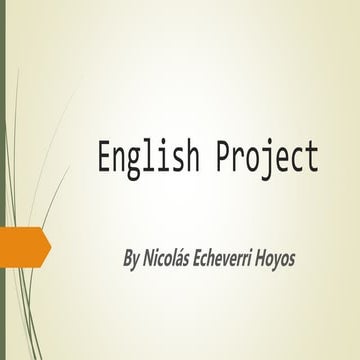 English project | PPT