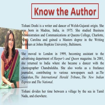 ENGLISH PROJECT by trishani doshi author of western | PPT