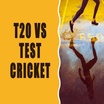 English project .pdf topic Test vs T20 cricket | PDF